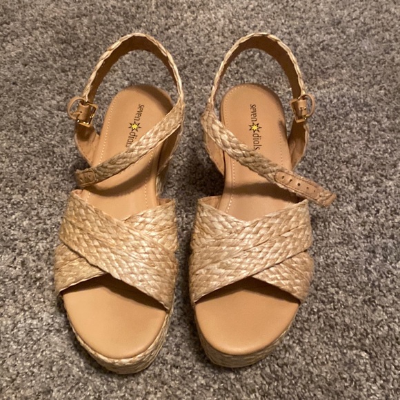 Seven Dials | Shoes | Seven Dials Womens Virginia Wedge Sandals Natural ...